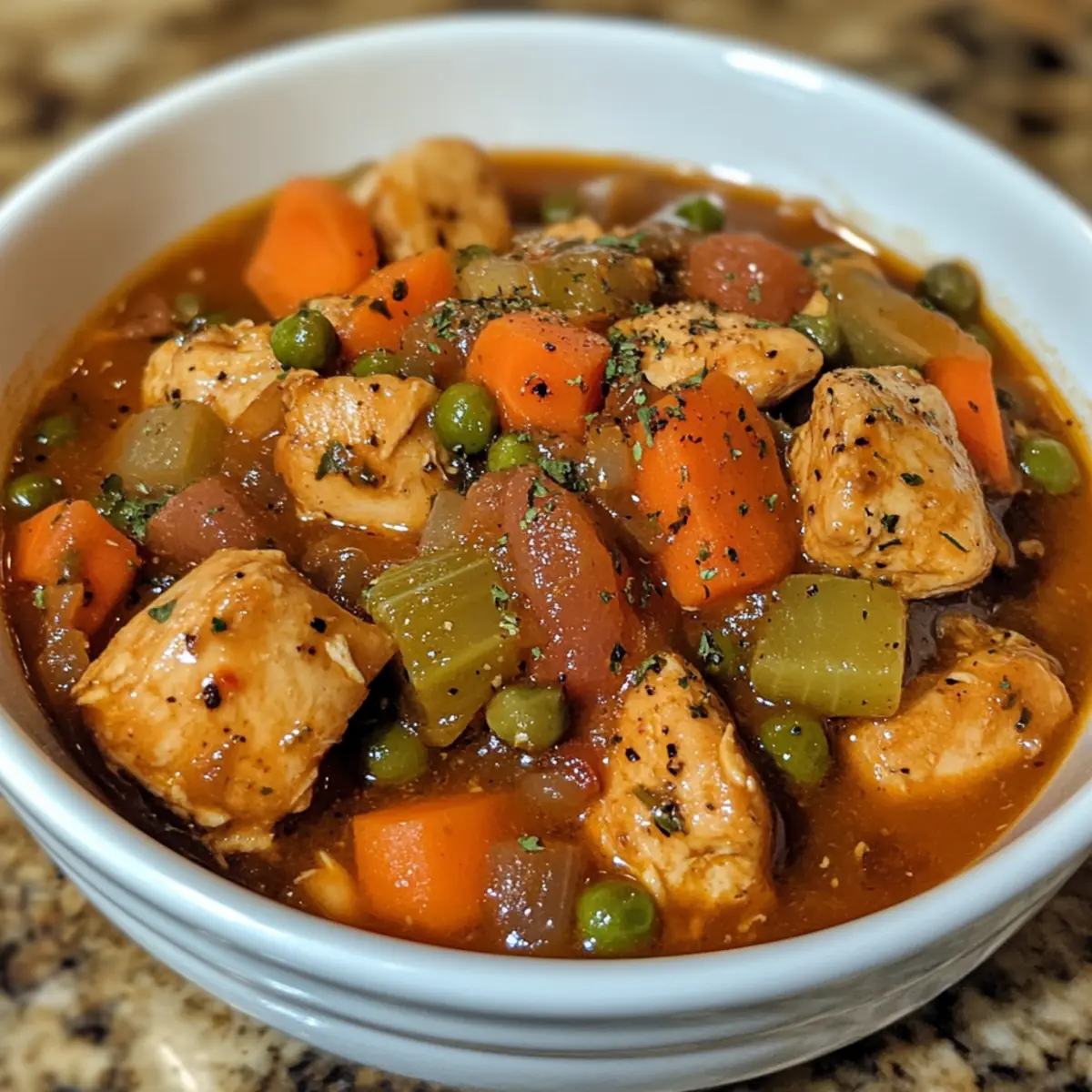 Easy Slow Cooker Chicken Vegetable Stew: Comforting & Hearty