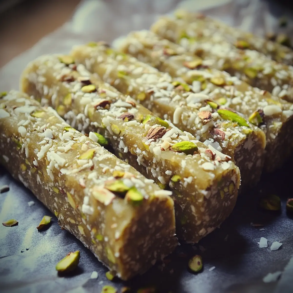 Easy Date Pistachio Coconut Snack Logs You'll Crave Daily